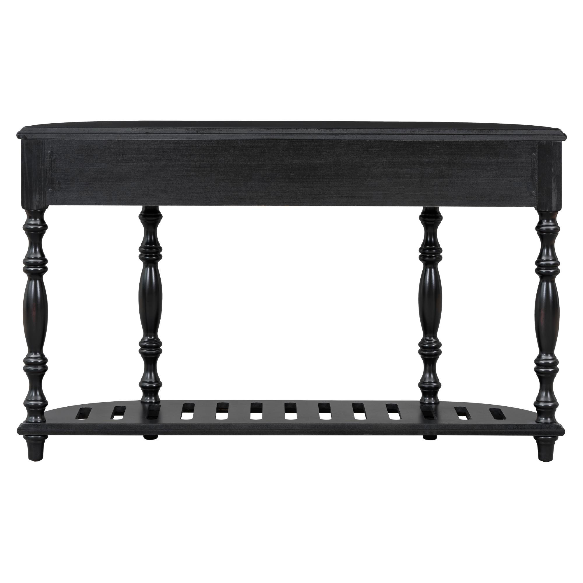 Canora Grey Modern and Contemporary Curved Console Table | Wayfair
