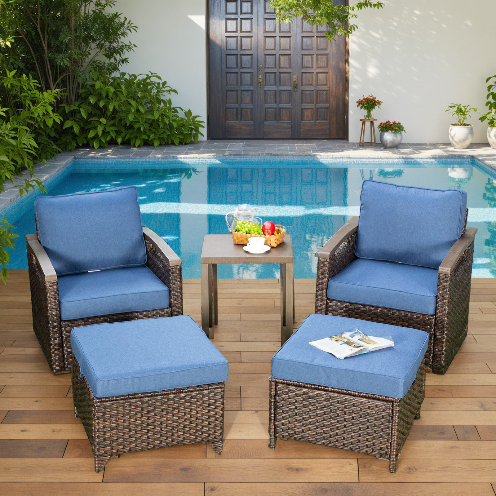 Buenhomino 2 - Person Outdoor Seating Group | Wayfair