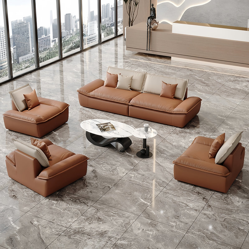 Walkoly European minimalist sofa tea table combination | Wayfair