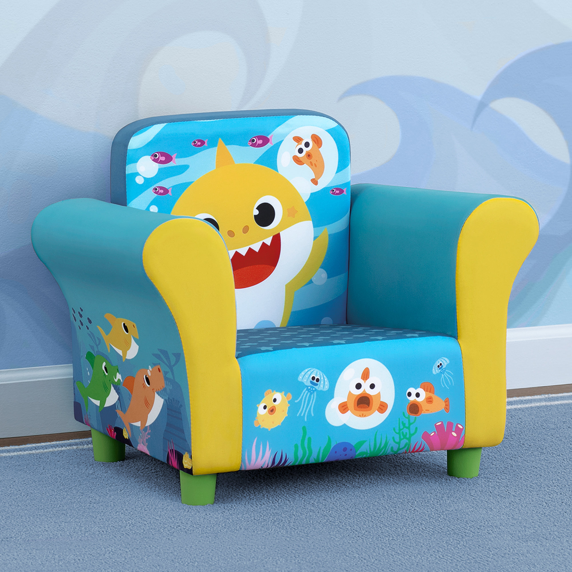 Delta Children Baby Shark Kids Club Chair & Reviews | Wayfair