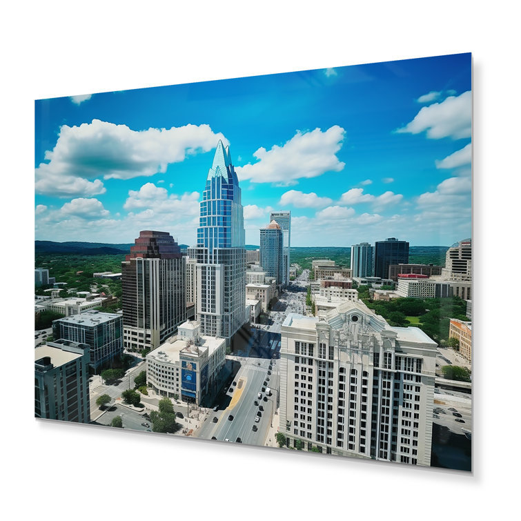 Latitude Run® Austin Dynamic Cityscape III - Cityscapes Metal Wall Art ...