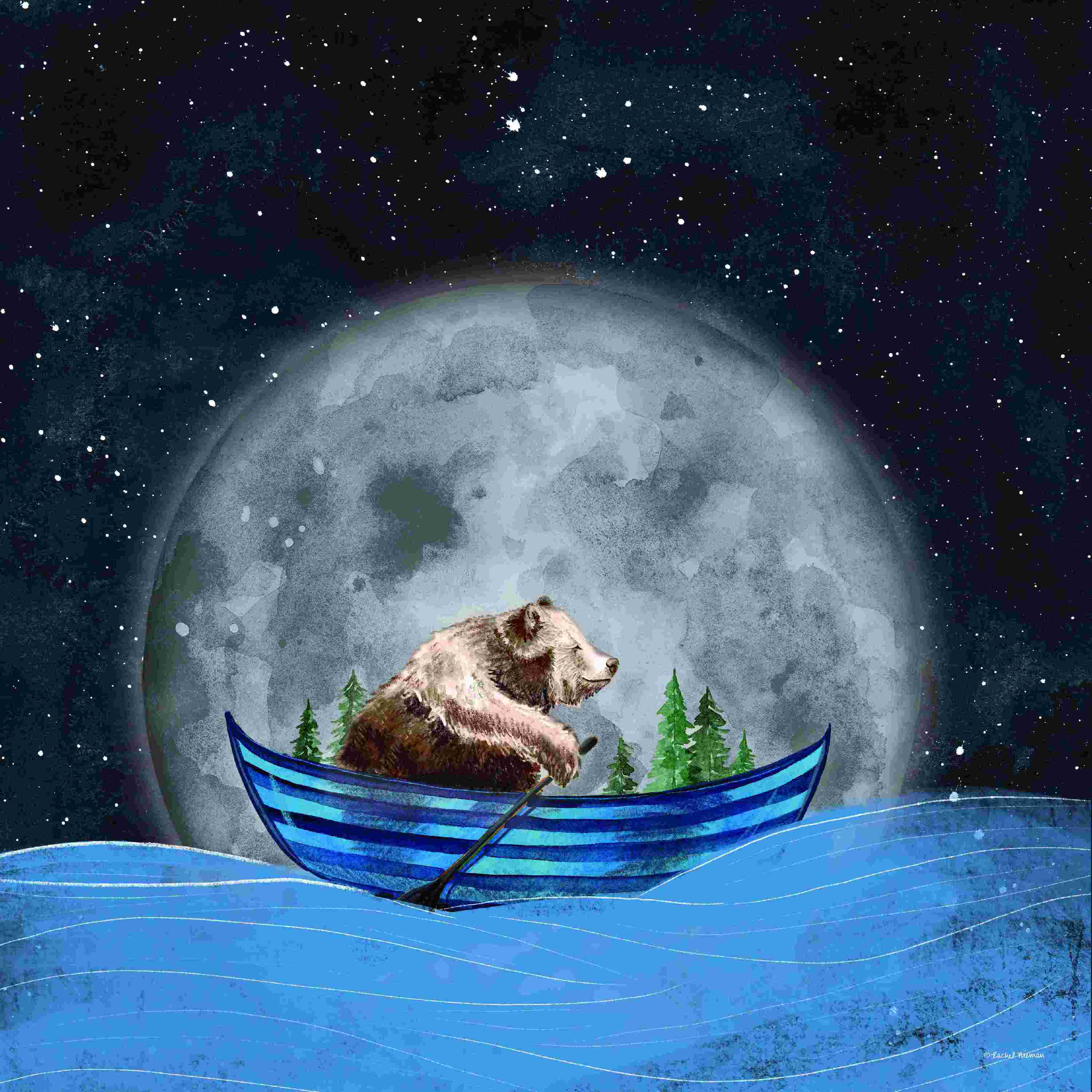 Trinx Bear Rowing In The Sea - Wayfair Canada