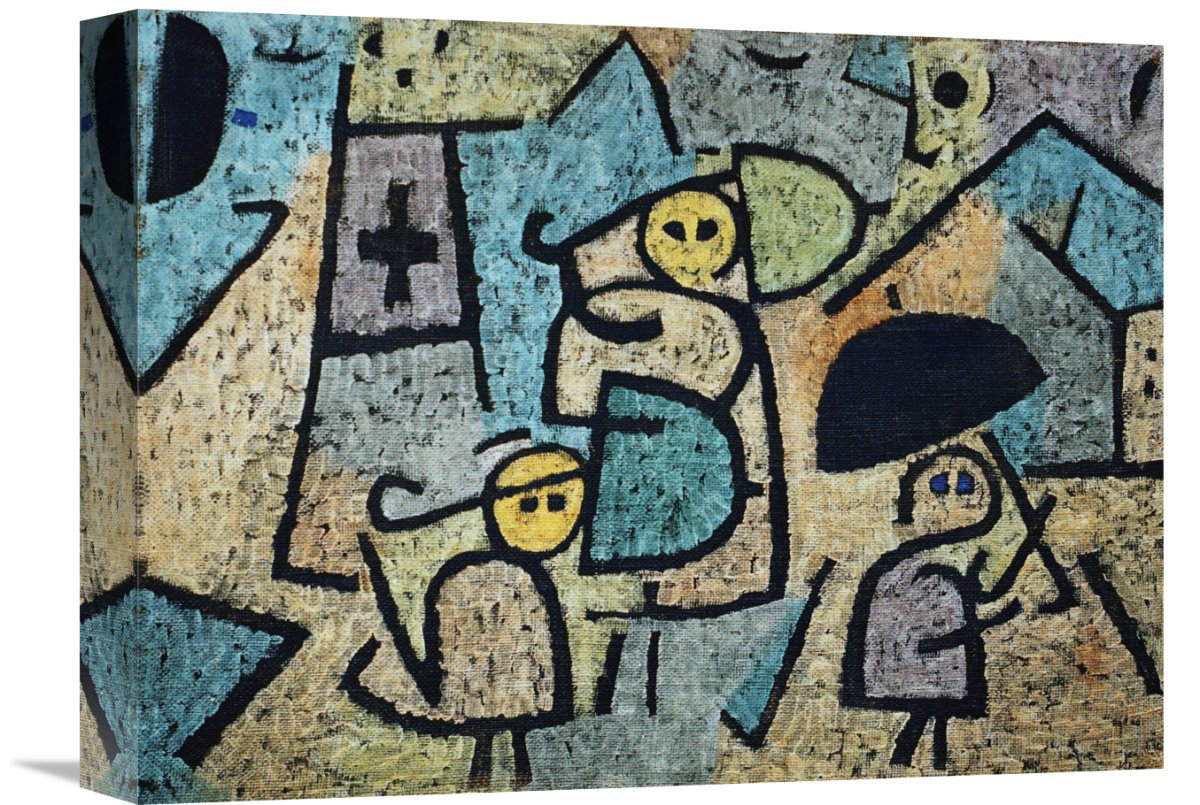 Vault W Artwork Protected Children by Paul Klee - Painting Print on ...
