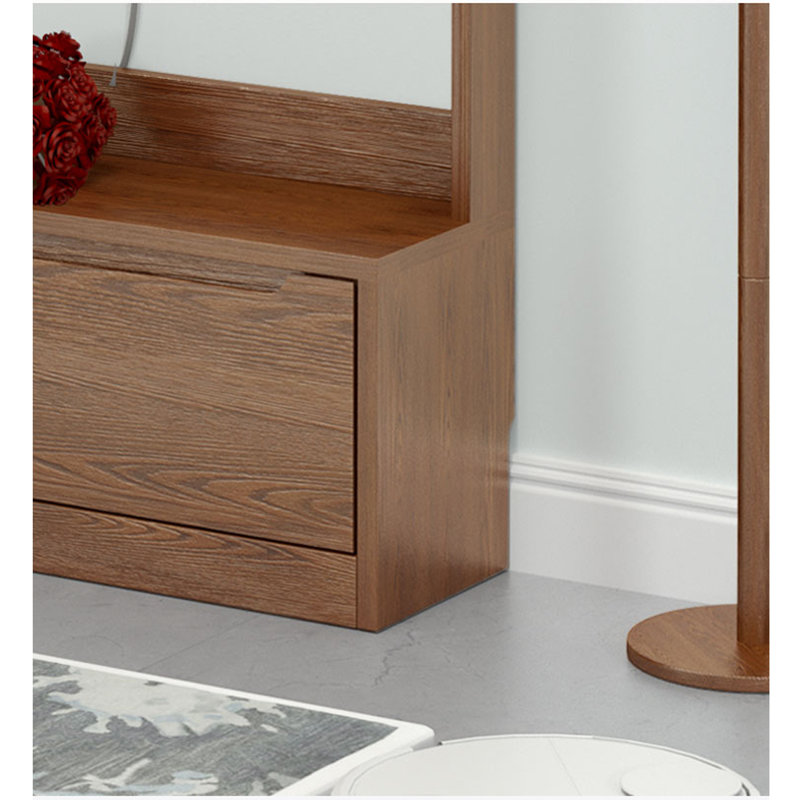 Elegant Home Furnishings.s Solid Oak Hall Tree with Shoe Storage Bench ...