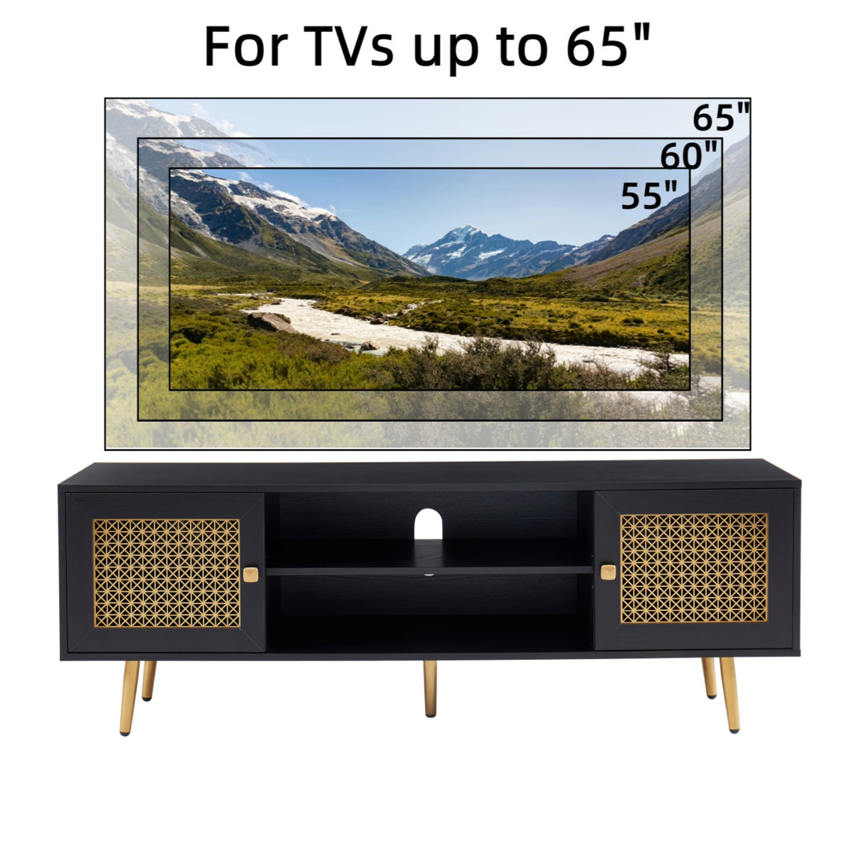 Mercer41 Keniel TV Stand for TVs up to 70" & Reviews - Wayfair Canada