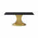 Everly Quinn Valbon Metal Base Dining Table | Wayfair