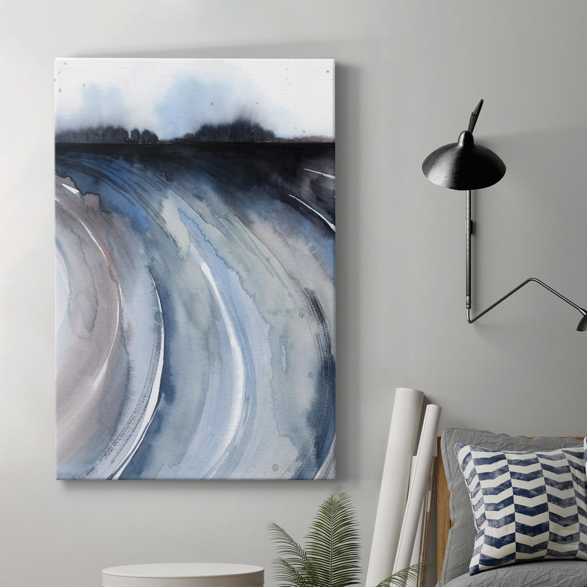 Orren Ellis Geode Valley II Premium Gallery Wrapped Canvas - Ready To ...