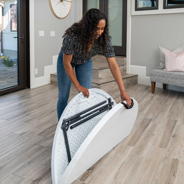 Lifetime 48" Plastic Circular Portable Folding Table & Reviews | Wayfair