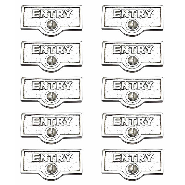 The Renovators Supply Inc. Switch Tags Entry Name Signs 1-Gang Rocker ...