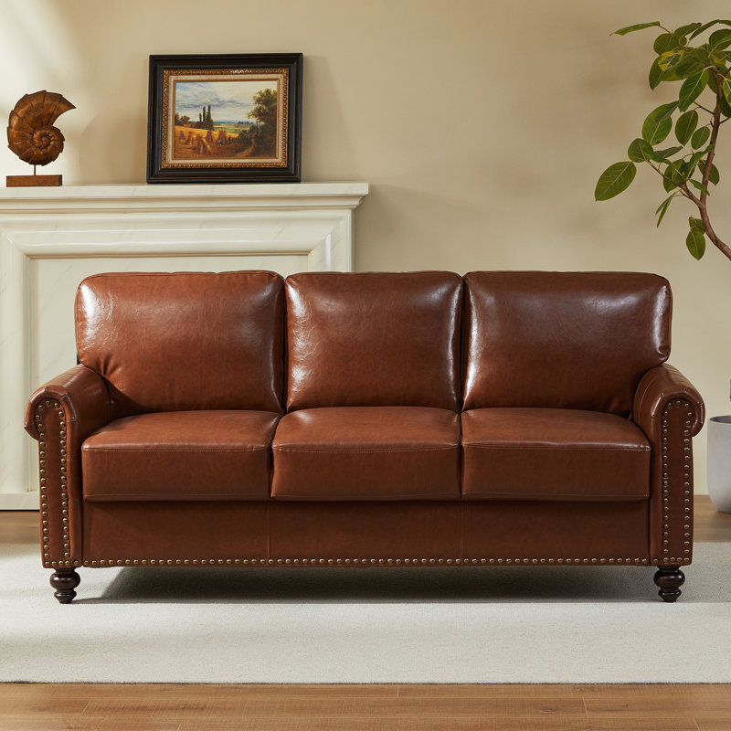 Charlton Home® Denardo 80'' Rolled Arm Sofa with Storage & Reviews ...