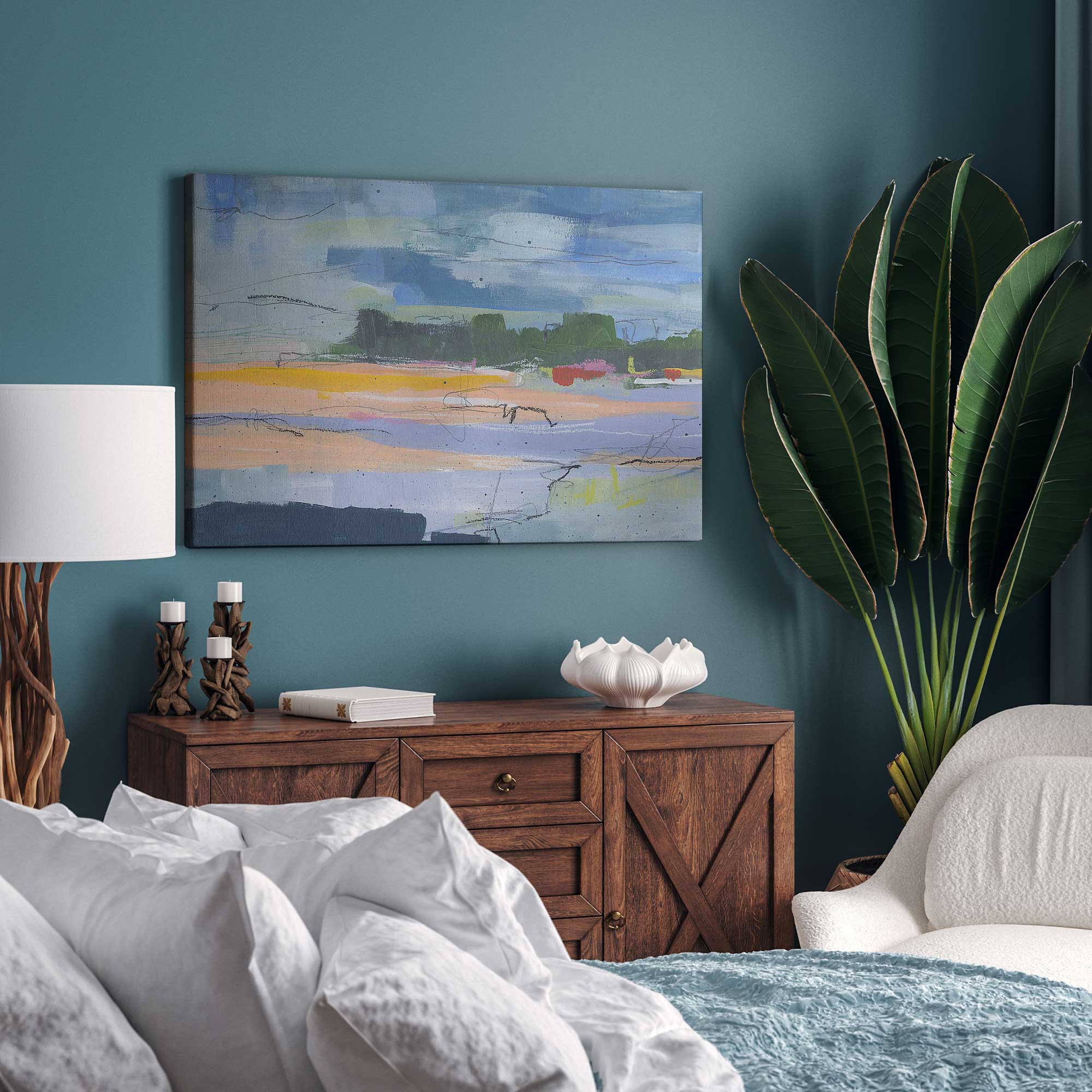 Wrought Studio™ Twilight's First Glow On Canvas by Jan Weiss Print ...