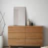 Dream cabinet White Acorn Wood Storage Entry Cabinet Solid Wood Accent ...