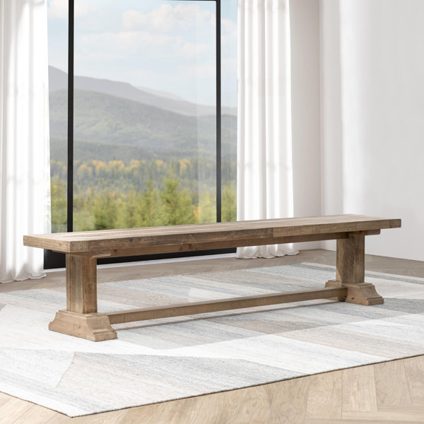 Birch Lane Elliott Reclaimed Pine Wood Bench - Wayfair Canada