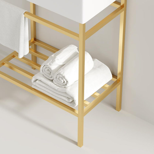 Mercer41 24" W Metal Framed Bathroom Vanity | Wayfair