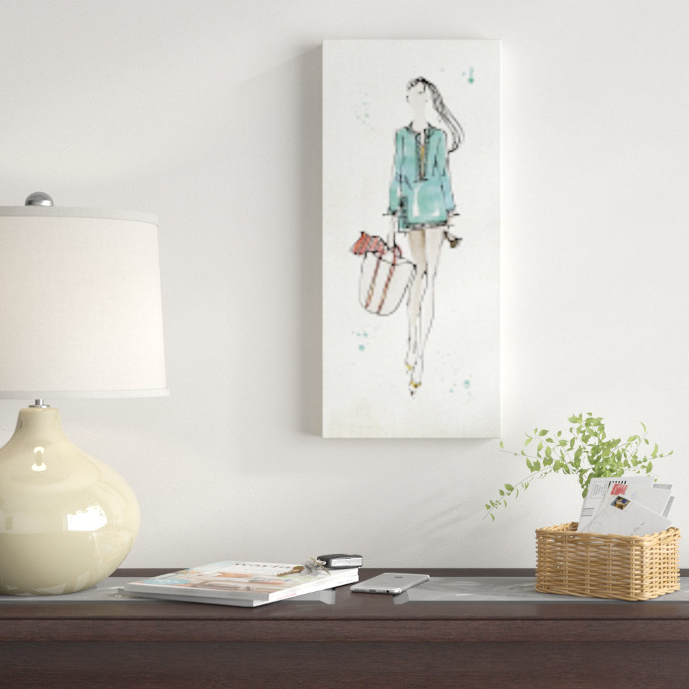 East Urban Home Beach Divas IV Color by Anne Tavoletti - Wrapped Canvas ...