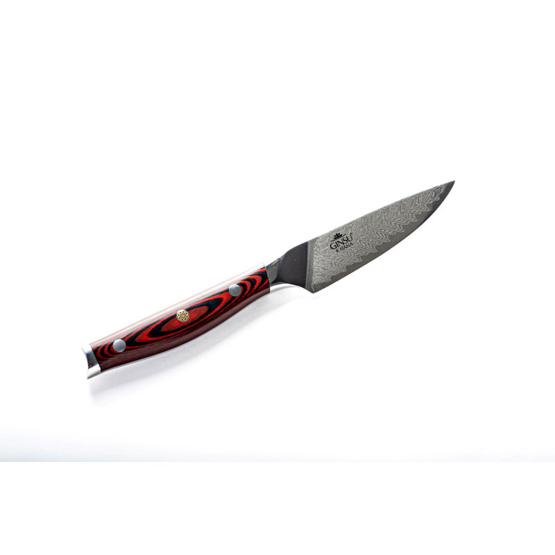 Ginsu Katana Damascus AUS 10 Japanese Ginsu Katana 3.5'' Paring Knife ...