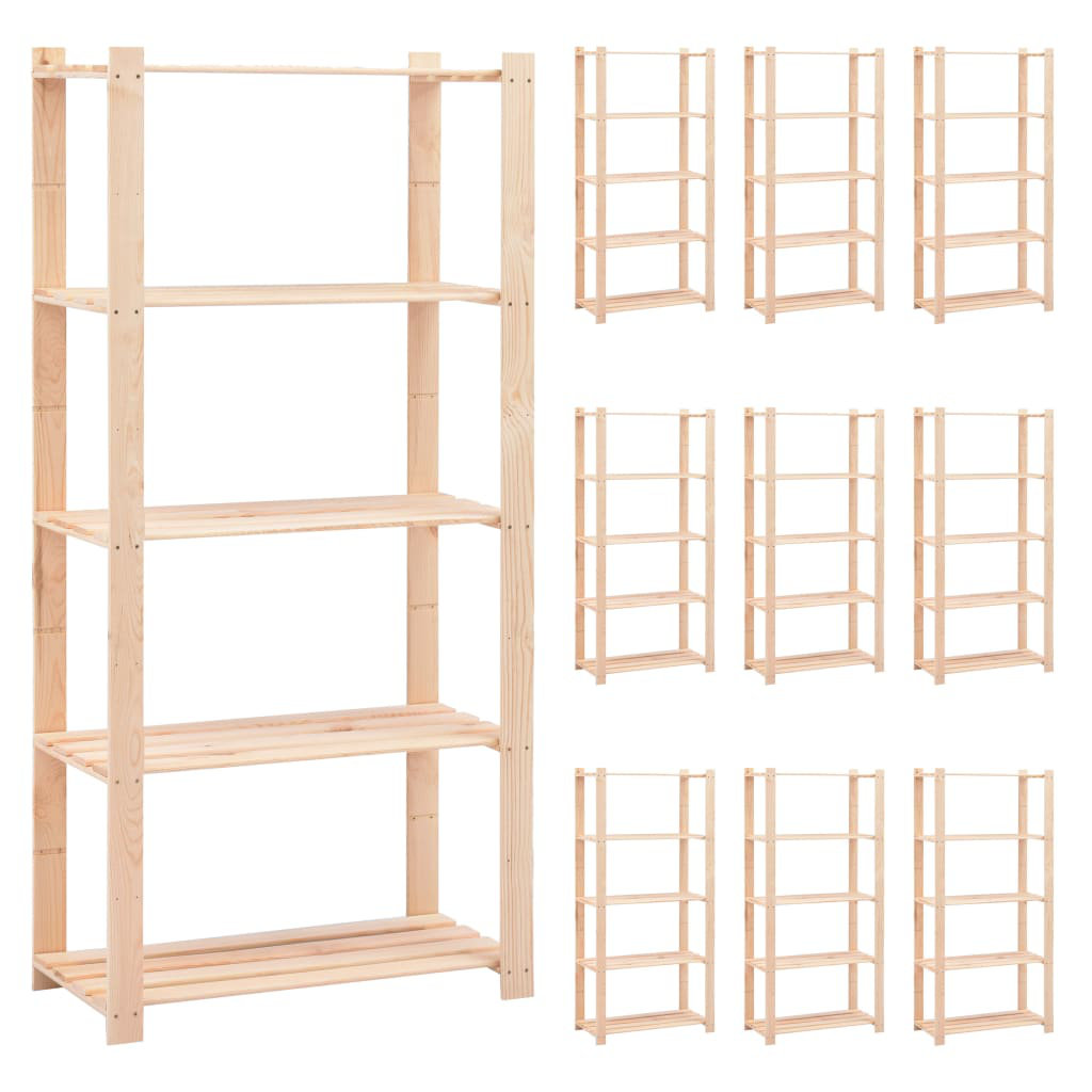 Rebrilliant Munia 31.5'' W Solid Wood Shelving Unit | Wayfair