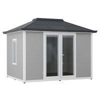 Suncast 8 ft. x 7 ft. Cabana Entertainment Shed "& Reviews" - Wayfair ...