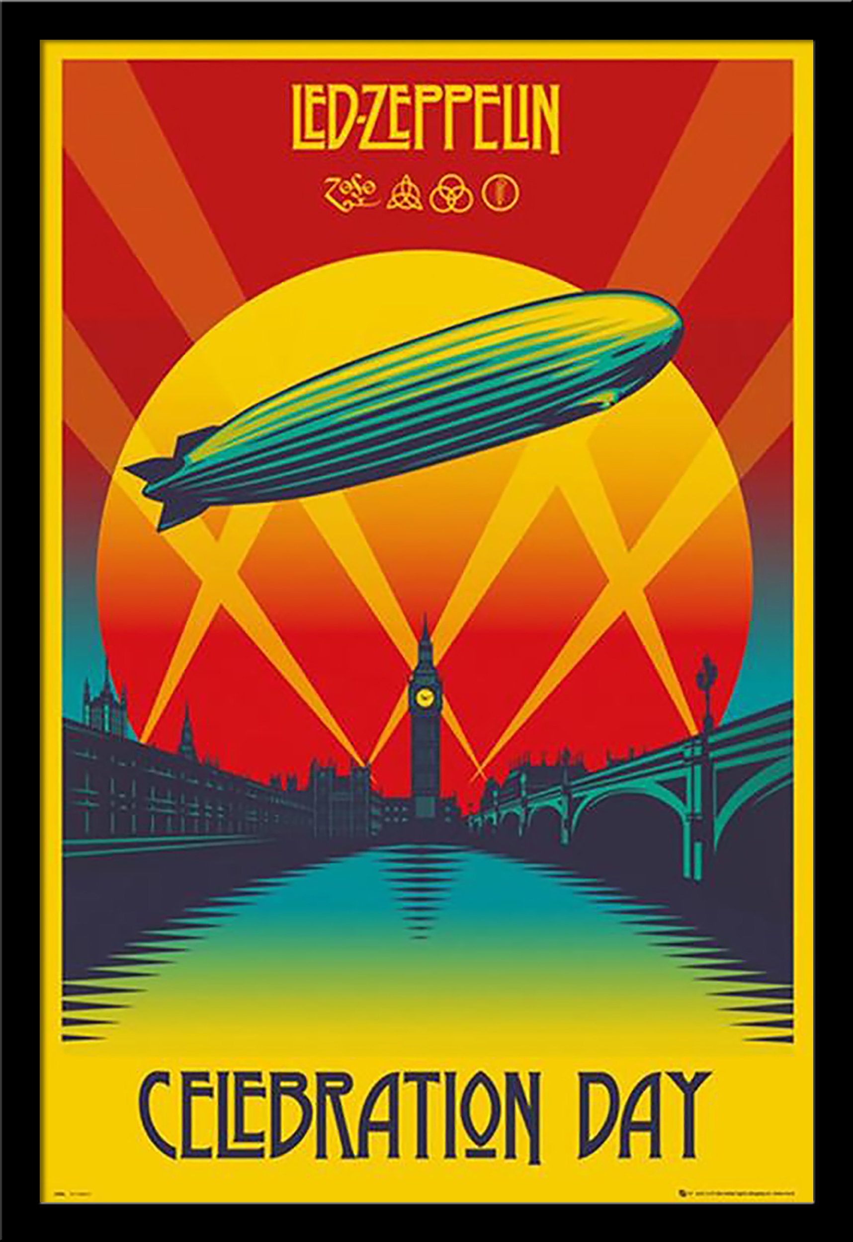 Winston Porter Led Zeppelin Celebration Day - Picture Frame Graphic Art ...