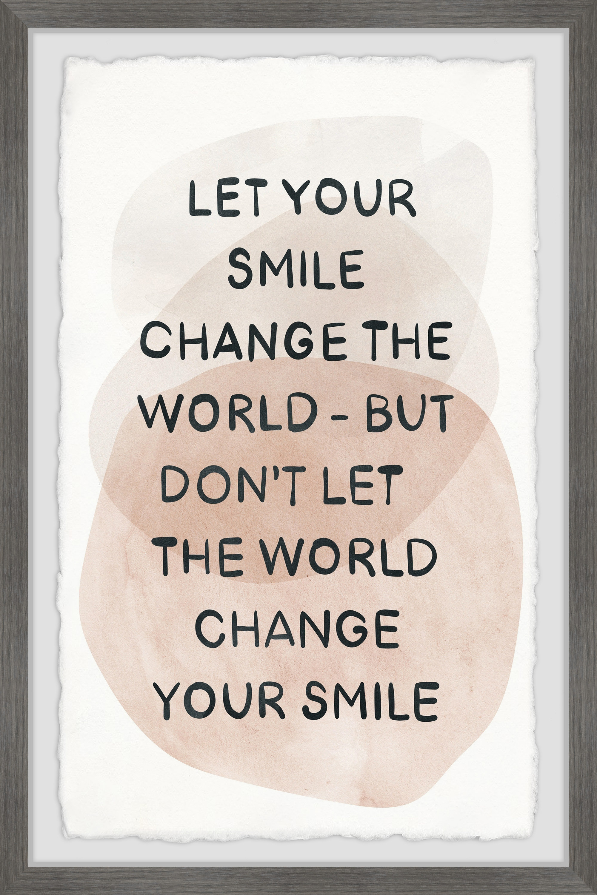 Zoomie Kids Fujimoto Let Your Smile Framed Print | Wayfair