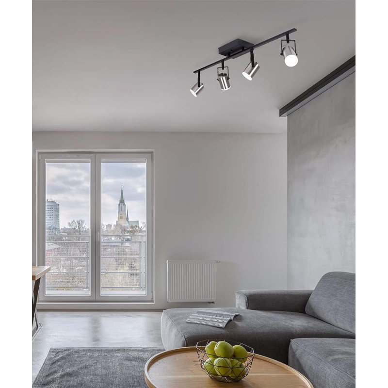 Catalina Lighting 33.5'' 4 -Light Fixed Track Lighting Track Kit | Wayfair