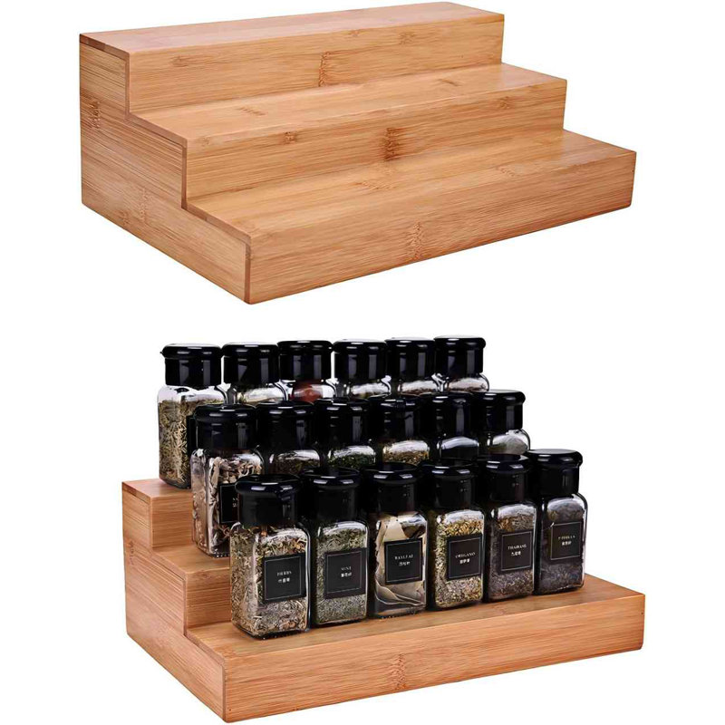 Latitude Run® Spice Rack Set, 2 Pack Step Rack | Wayfair