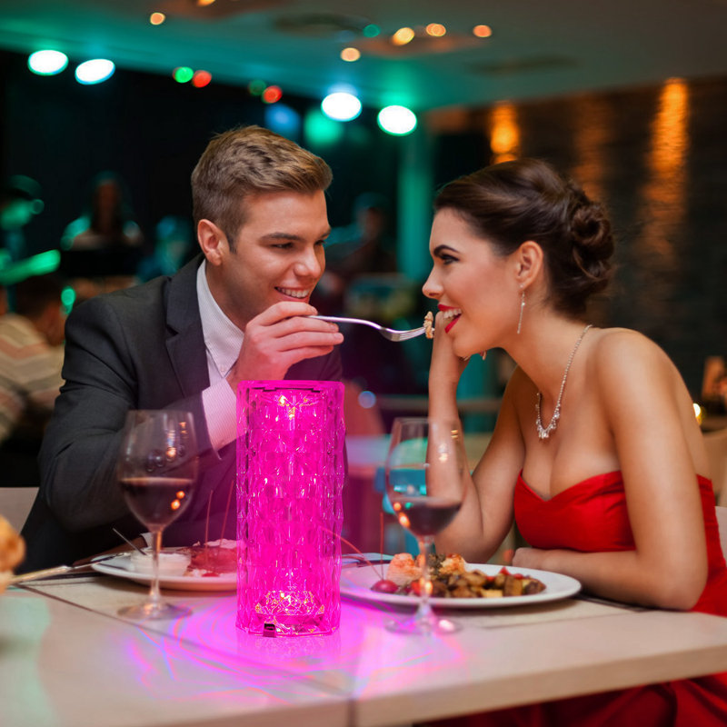 Wrought Studio™ Jermarkus Acrylic USB Desk Lamp | Wayfair