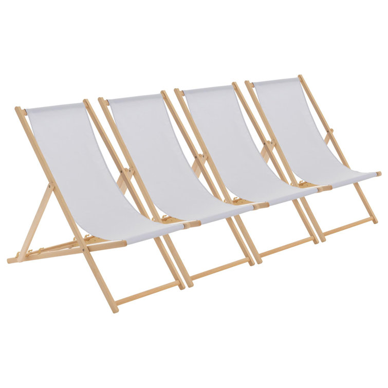 Harbour Housewares - Folding Wooden Deck Chairs | Wayfair.co.uk