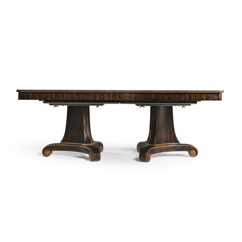 Jonathan Charles Fine Furniture JC Traditional Rosette Dining Table ...