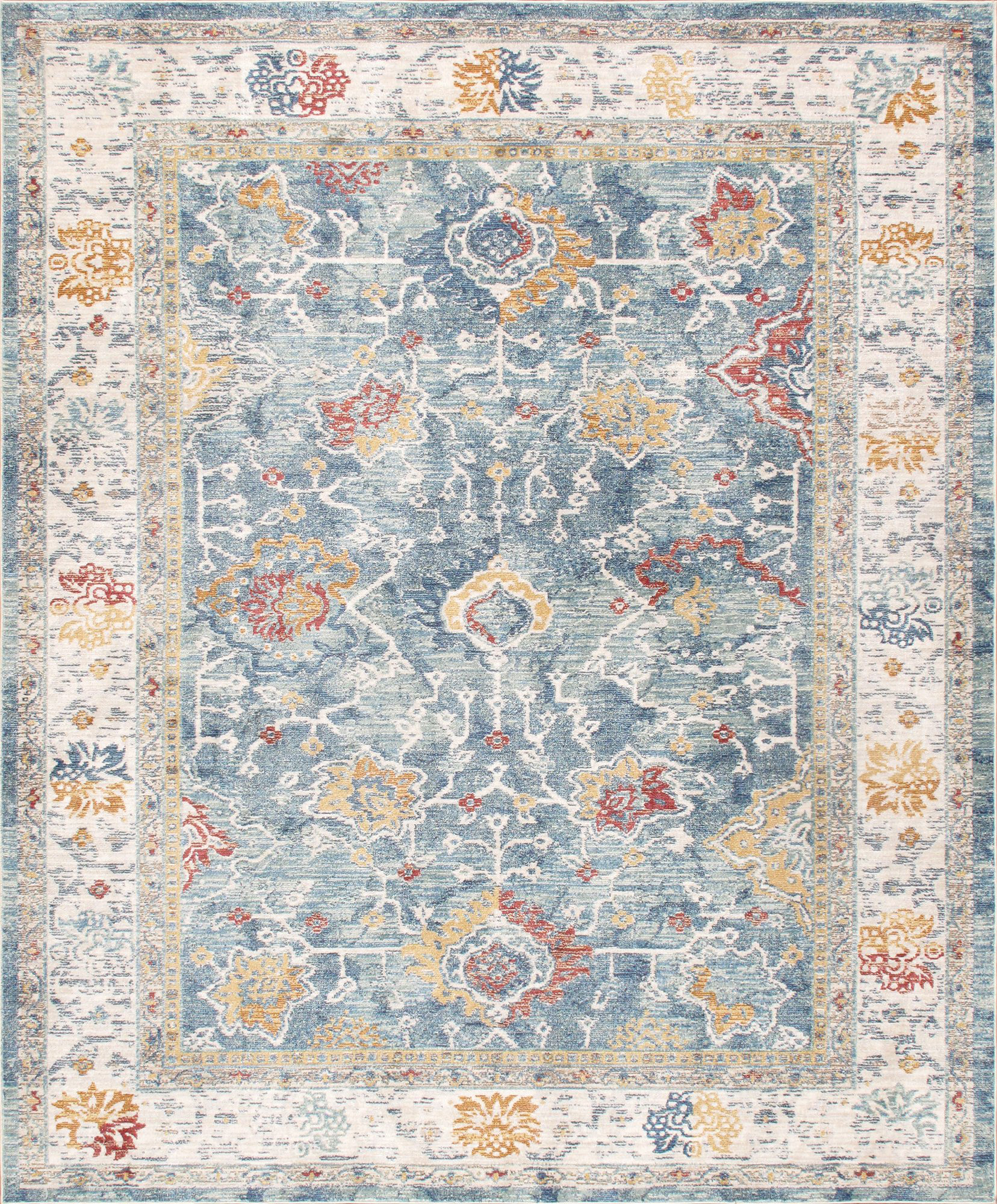 Pasargad Heritage Oriental Light Blue Area Rug & Reviews | Wayfair