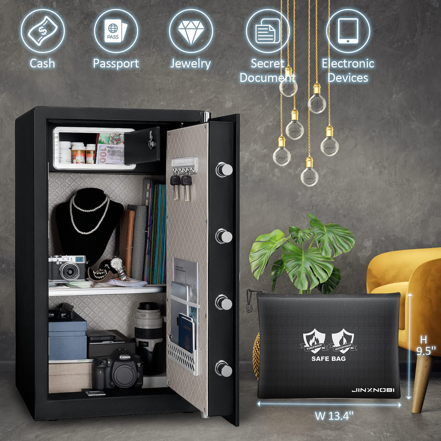 KJETHKEY Security Safe Lock - Wayfair Canada