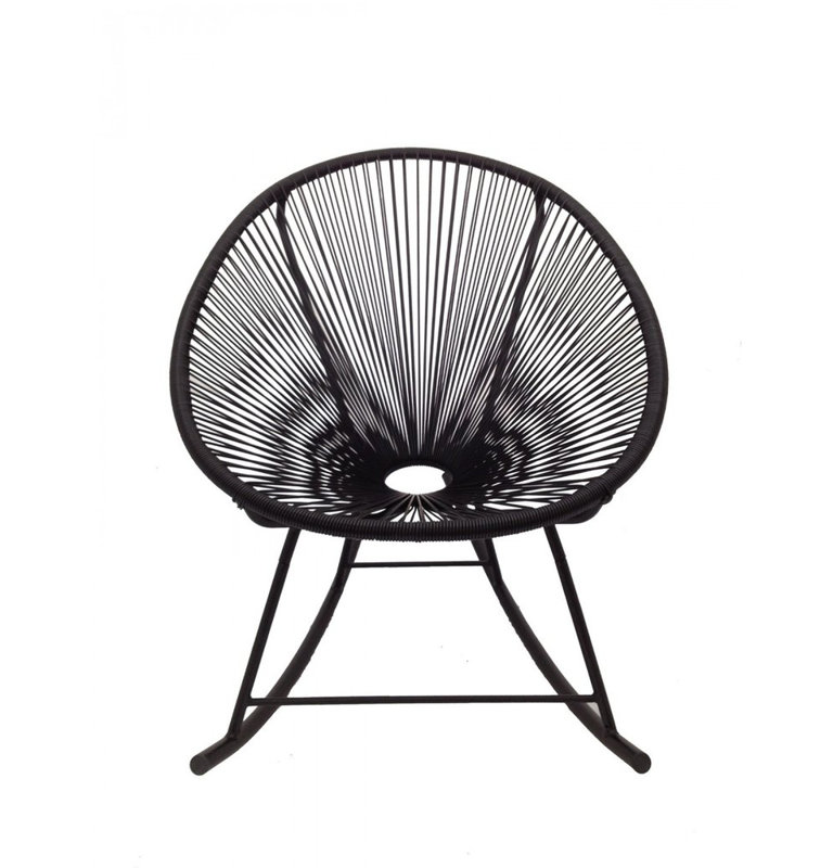George Oliver Outdoor Acapulco-style Vinyl Rocking Chair (set Of 2 ...