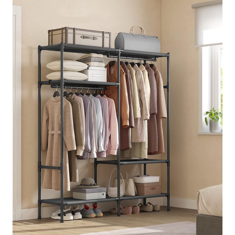 Rebrilliant Rattana Freestanding Clothing Racks | Wayfair