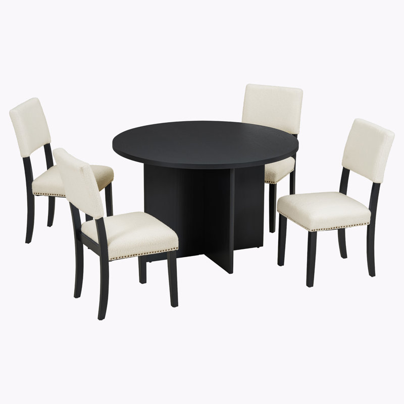 Lark Manor™ 5-Piece Round Dining Table Set | Wayfair