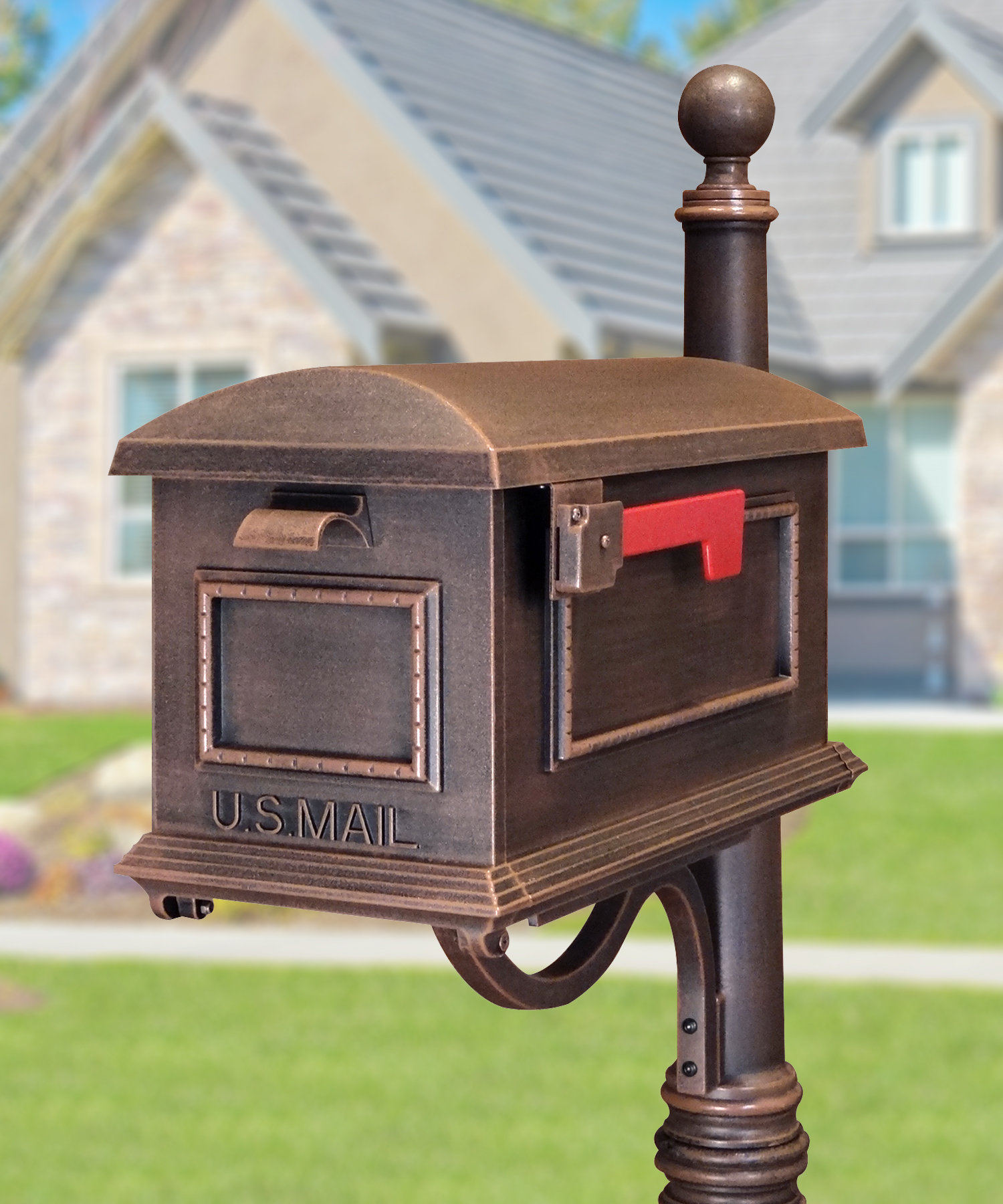 Special Lite Products Traditional Curbside Mailbox | Wayfair