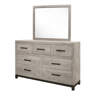 Benjara Zephyr 4 Pc Queen Size Bedroom Set, Light Gray, Brown, Modern ...