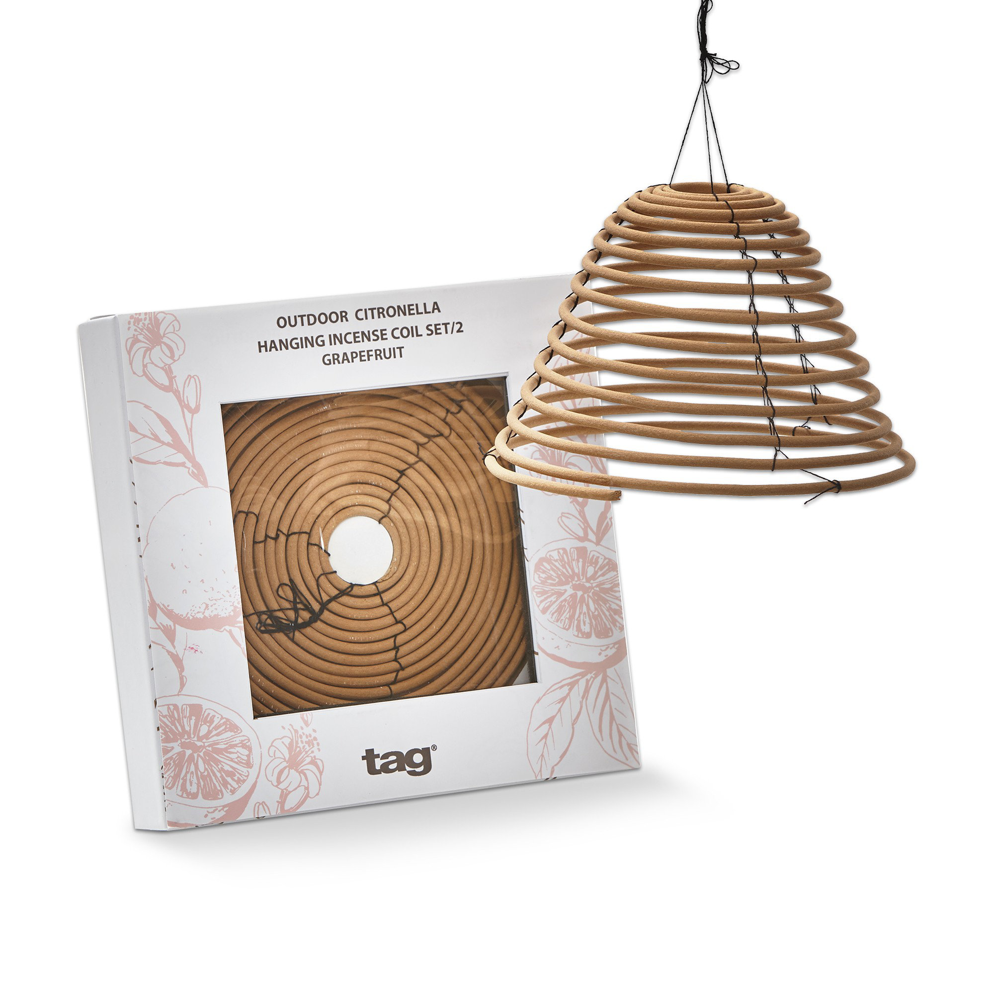 TAG Grapefruit Citro Hanging Coil S/2 | Wayfair