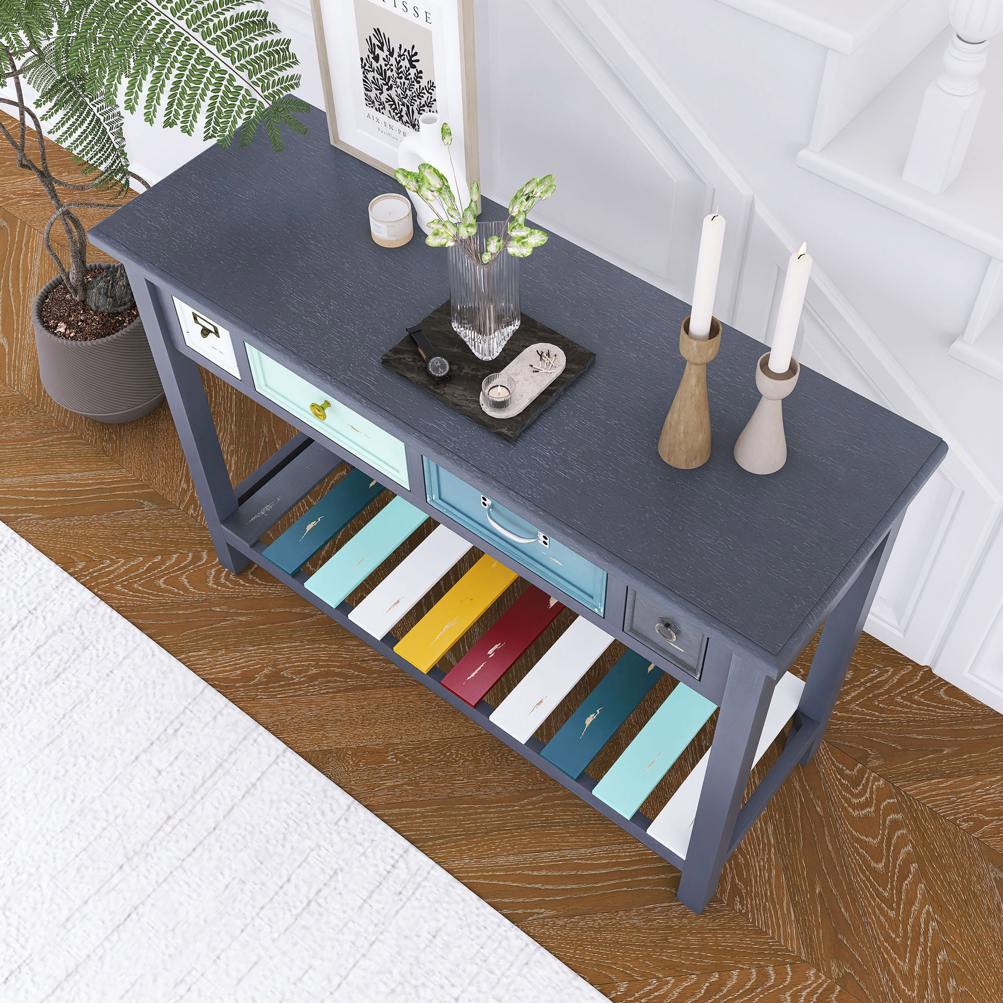 Breakwater Bay Hand-Carved 2-Doors Accent Cabinet - Traditional ...