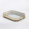 Everly Quinn Vintage Metal Octagon Mirror Surface Tray (Rectangle ...