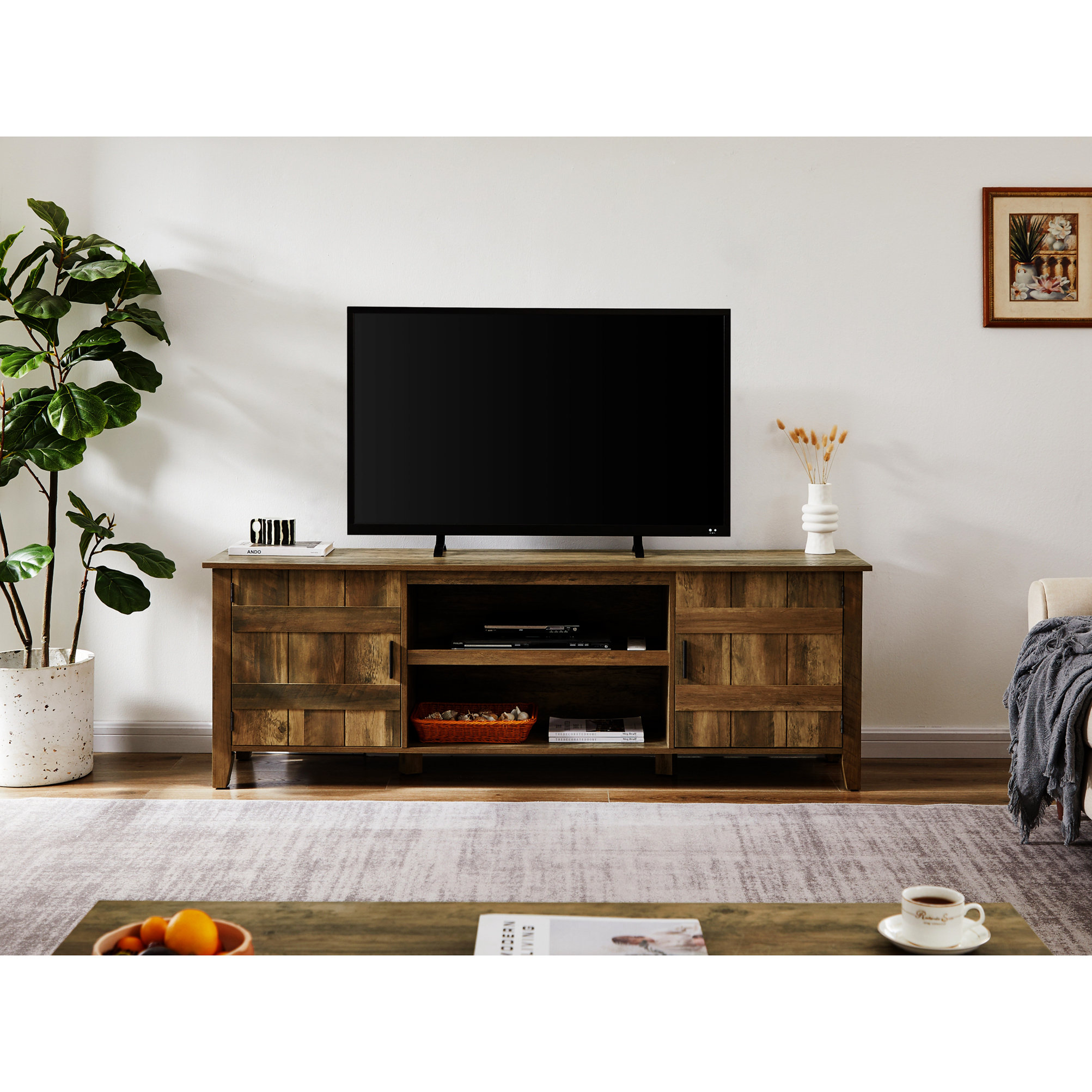 Millwood Pines Luhrmann TV Stand for TVs up to 65" - Wayfair Canada