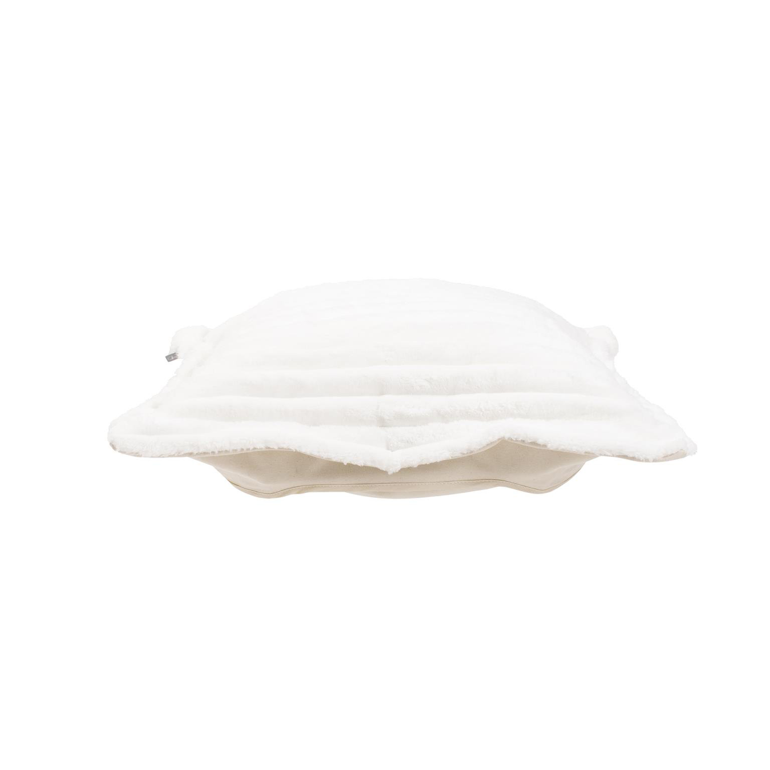 Mercer41 Puff Ottoman Cover & Cushion Shar Pei Black/Black | Wayfair