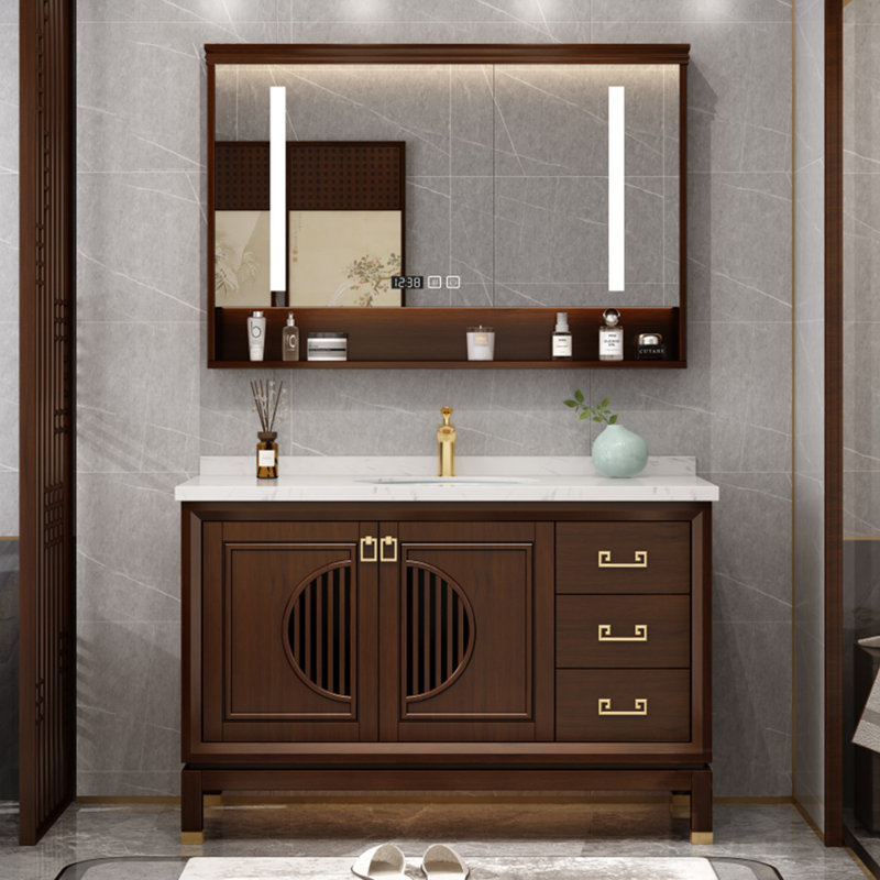 Backop Chinese-style luxurious bathroom Vanity | Wayfair