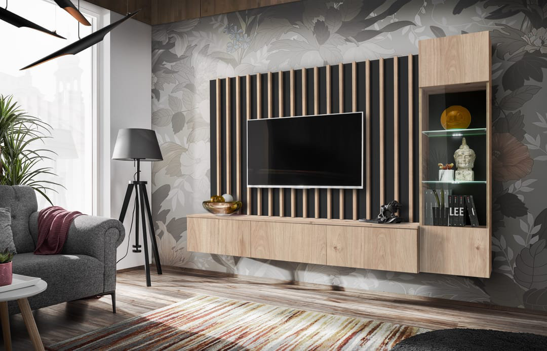 Brayden Studio Caloway Entertainment Unit - Premium Laminated Board ...