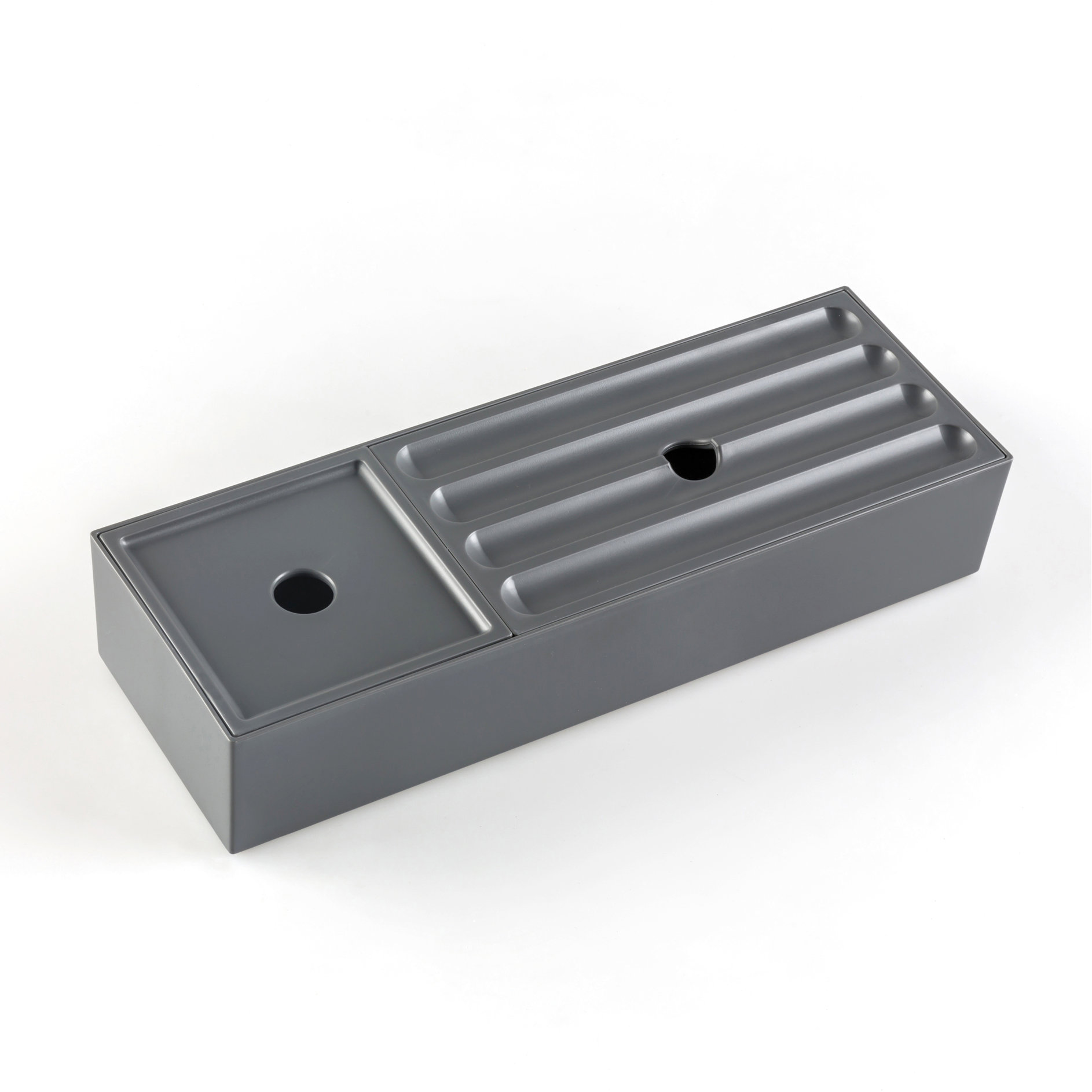Ebern Designs Abs Boxes For Kitchen - 2, With Convenient Dual Lids And ...
