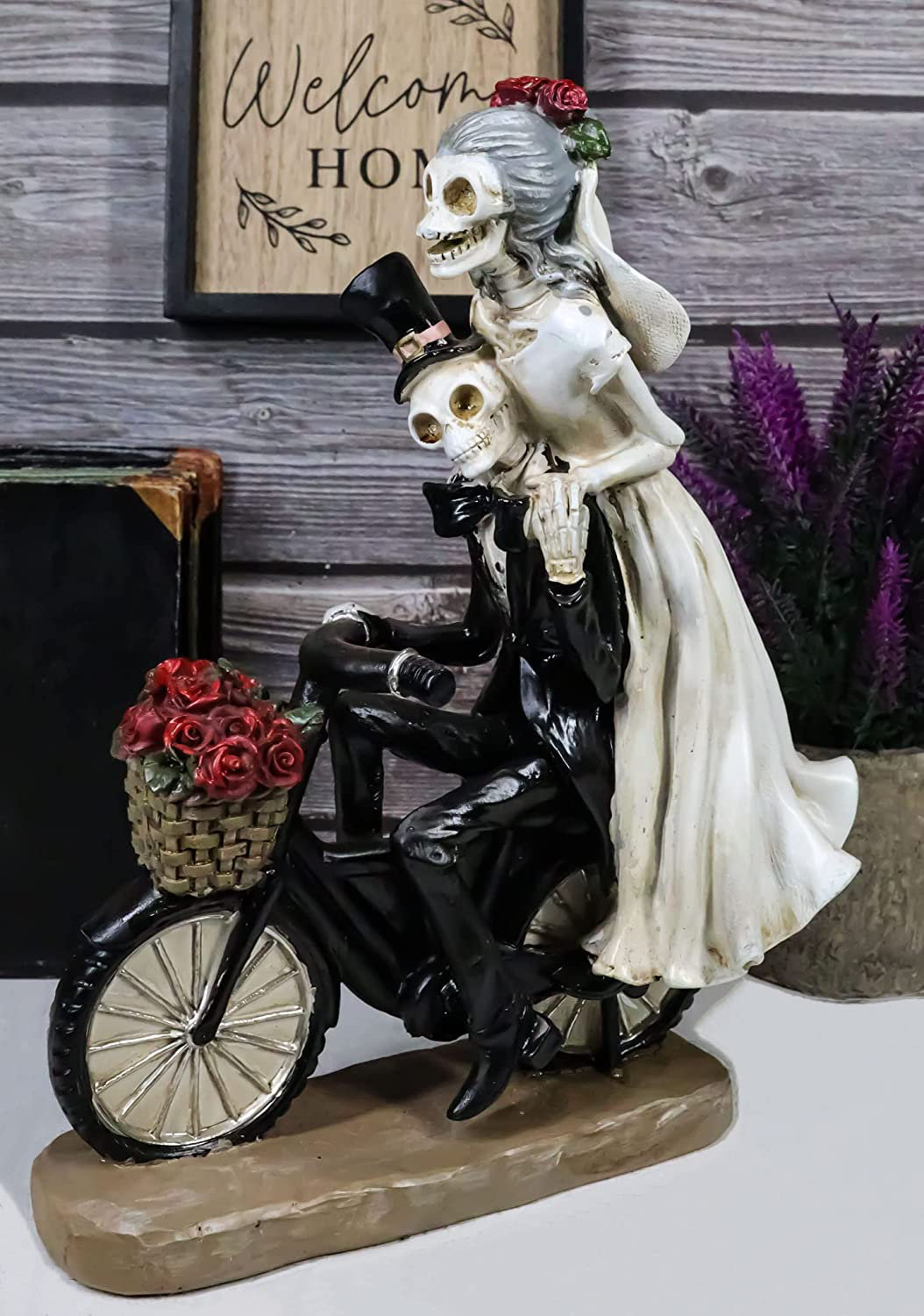 The Holiday Aisle® Day Of The Dead Just Married Newly Weds Wedding Skeletons Bride And Groom ...