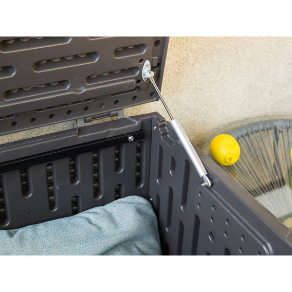 Barton Miller's Retreat 130 Gal Deck Storage in Espresso Brown ...