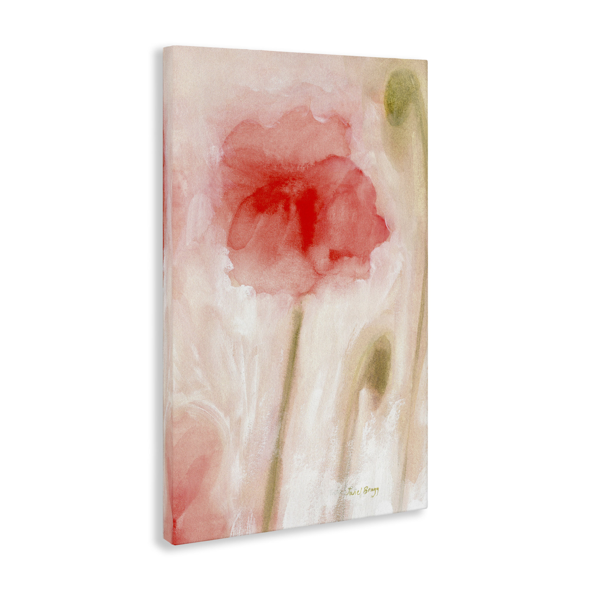 Winston Porter Abstract Budding Flower Canvas Wall Art by Janel Bragg ...