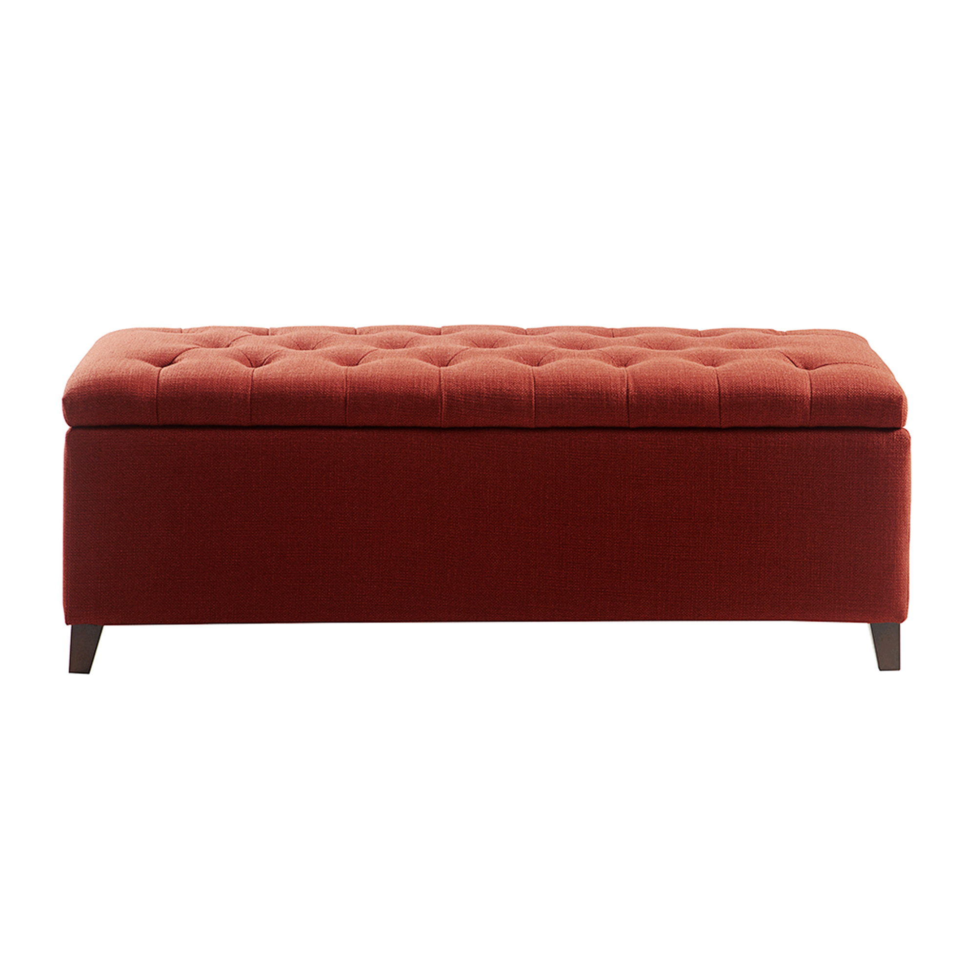 Winston Porter Tufted Storage Bench With Soft-Close Lid, Bedroom Bench ...