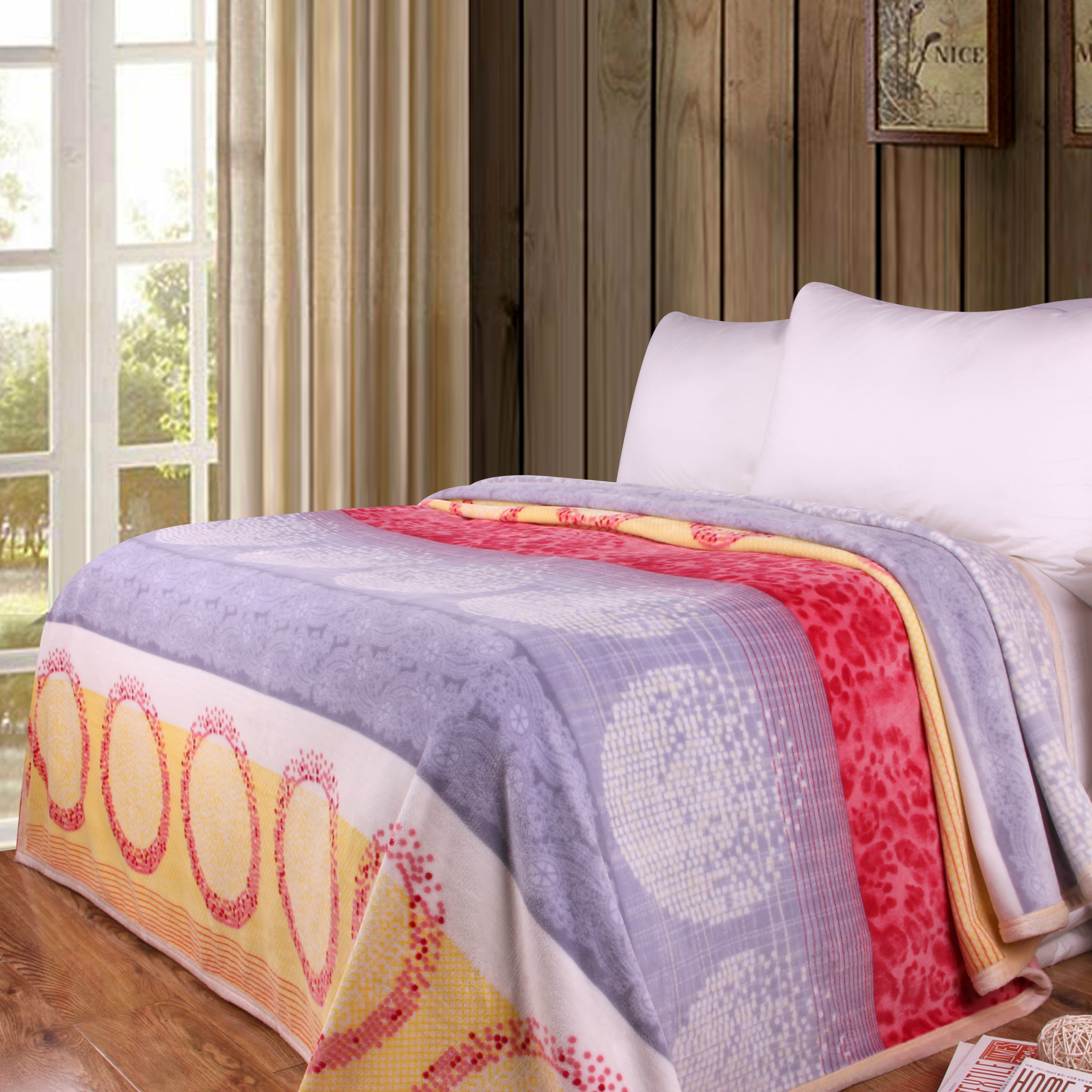 DaDa Bedding Print Reversible Soft Warm Throw & Reviews | Wayfair