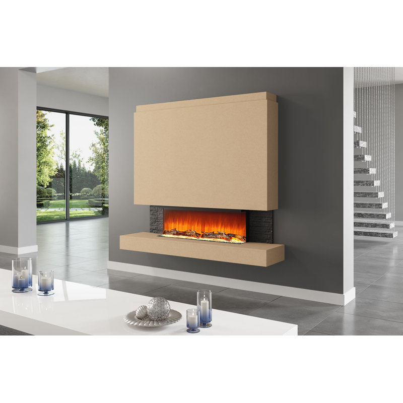 Evolution Fires Wall Mounted Electric Fire Suite | Wayfair.co.uk